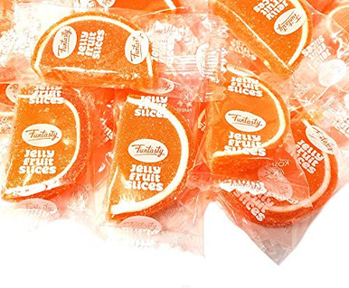Funtasty Gourmet Jelly Slices Orange Flavored Individually Wrapped Bulk ...