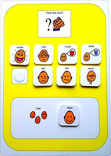 Autism Supplies And Developments A4 Plastic Visual ASD Emotion Board ...