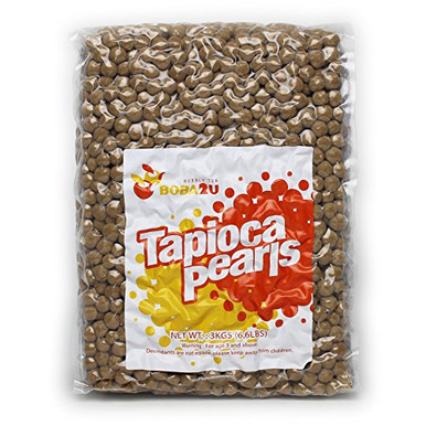 BOBA2U Bubble Tea Taiwan Original Boba Tapioca Pearls 66 LBS ...