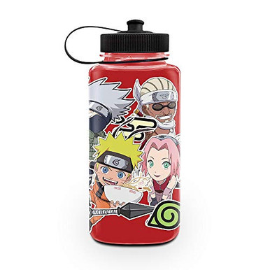 Naruto Chibi Water Bottle 32 oz Feat Sasuke Sakura Killer Bee Itachi ...
