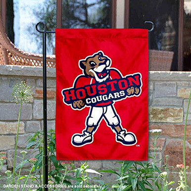 College Flags Banners Co UH Cougars Shasta Mascot Garden Flag ...