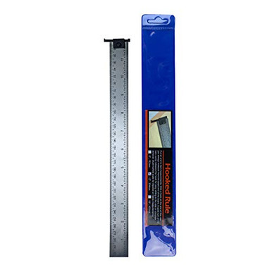 TOFL 12 Inch Hooked Ruler Double Sided Standard and Metric Measurements ...