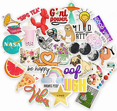 VSCO 30 Pack Vinyl Stickers (Series 2), Cute Vine Stickers, hidroflask ...