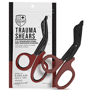 7.5" EMT Trauma Shears - Heavy Duty Bandage Scissors, Military-Grade ...