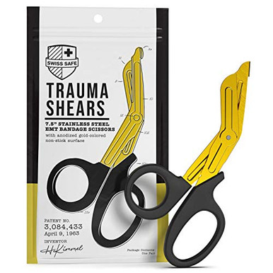 7.5" EMT Trauma Shears - Heavy Duty Bandage Scissors, Military-Grade ...