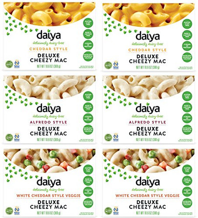 Daiya Cheezy Mac Variety Pack Cheddar Alfredo White Cheddar Veggie 106 ...