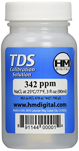 HM Digital C342 TDS and EC Calibration Solution 342 ppm NaCl 90 ml ...