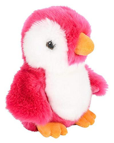 Wildlife Tree 8" Stuffed Pink Penguin Plush Posed Animal Heirloom Neon ...