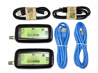 2 Pack - DIRECTV Broadband Deca Ethernet to Coax Adapter - Third ...