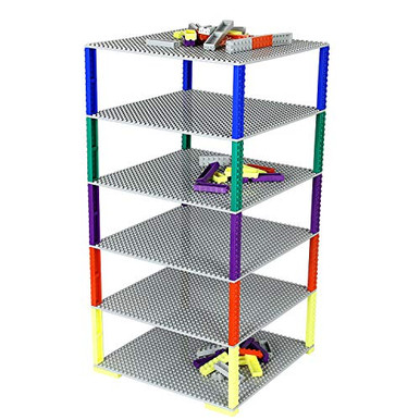Upgraded Stackable Baseplate Set for Building Bricks including 6 ...