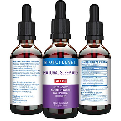 Best Natural Sleep Aid Plus Liquid Drops Helps Promote Natural ...