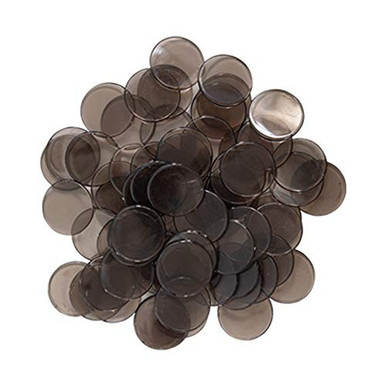 100 Pieces counters Counting Chips Plastic Round Markers 1Inch Opaque ...