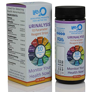 Complete 10in1 Urine Test Strips 100ct Urinalysis DipStick Testing Kit ...