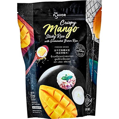 Crispy Mango Sticky Rice with Germinated Brown Rice Freeze Dried 158 oz ...