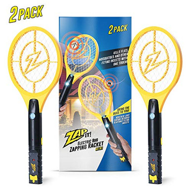 ZAP IT Bug Zapper TwinPack Rechargeable Mosquito Fly Killer and Bug ...