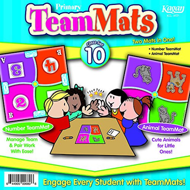 Kagan Cooperative Learning TeamMats: Primary - Number & Animal, Class ...