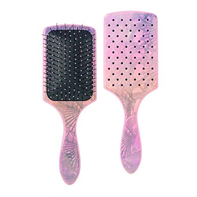 Wet Brush Hair Brush Paddle Sea Shells, AquaVent Design for Faster ...