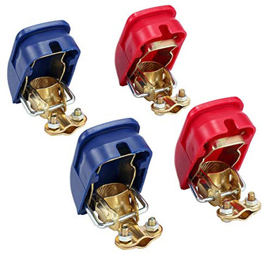 AUTOUTLET 2 Pairs Battery Disconnect Quick Release Battery Terminals ...