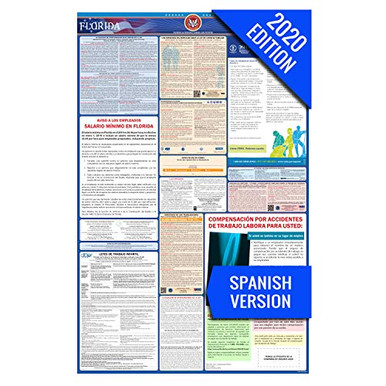 FL Labor Law Poster 2020 Edition State Federal and OSHA Compliant ...