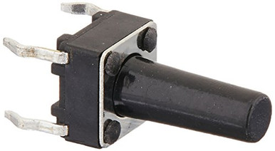 Uxcell PCB 4 Pin Momentary Tactile Tact Push Button Switch, 6 x 6mm ...