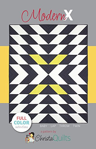 Christa Quilts Modern X Quilt Pattern 4 Sizes - Warehousesoverstock
