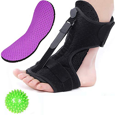 Plantar Fasciitis Night Splint Foot Drop Orthotic Brace Adjustable ...