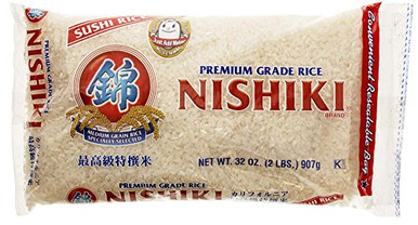 Nishiki Premium Rice Musenmai Premium Medium Grain White Rice 2 Pound ...