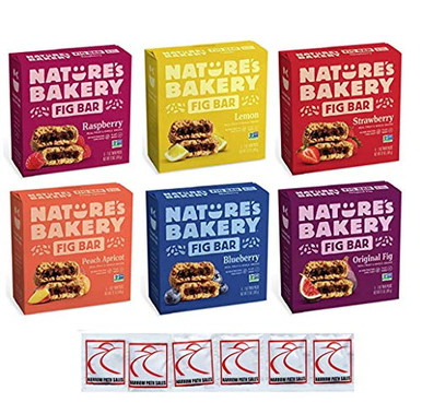 Fig Bar Variety Pack Bundle of 6 Boxes Natures Bakery Stone Ground ...