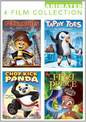 Animated 4 Pack Puss In Boots Tappy Toes The Frog Prince Chop Kick ...