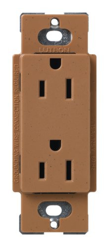 Lutron SCR15TC Satin Colors 15A Electrical Socket Duplex Receptacle ...