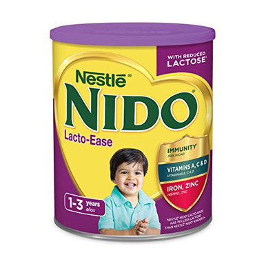 Nestle NIDO LactoEase Whole Milk Powder 176 lb Canister Reduced Lactose ...