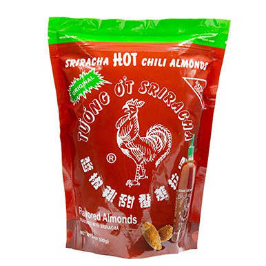 Sriracha Hot Chili Almonds Seasoned with with Authentic Sriracha Flavor ...