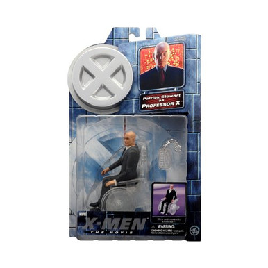 MARVEL XMEN PROFESSOR X CLEAR VARIANT MOVIE FIGURE PATRICK STEWART MOC ...