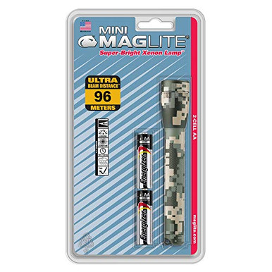 Maglite Mini Incandescent 2Cell AA Flashlight Universal Camo Pattern ...