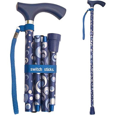 Switch Sticks Aluminum Adjustable Folding Cane and Walking Stick ...