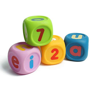 Coltoys 4 Stacking Blocks- Fun Letters and Numbers - Building Blocks ...