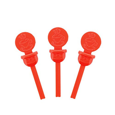 StixToGo Red Circle Beverage Plug for Disposable Lids Package of 400 ...