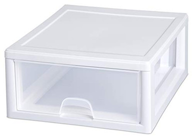 Sterilite 23018006 16 Quart Stacking Drawer, Clear - Warehousesoverstock