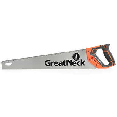 GreatNeck 74002 20 Inch Aggressive Tooth Handsaw for Rough Cuts Wood ...