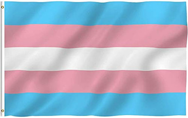Flag 3x5 Foot Transgender Pride Vivid Color Canvas Header and Double ...