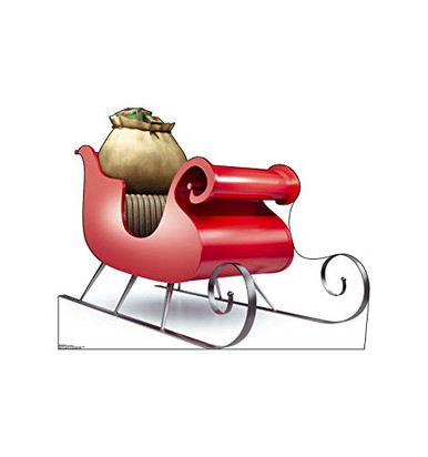 Advanced Graphics Santas Sleigh Life Size Cardboard Cutout Standup ...