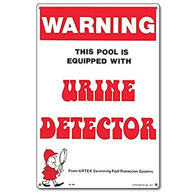 Poolmaster Sign for Residential or Commercial Swimming Pools Urine ...