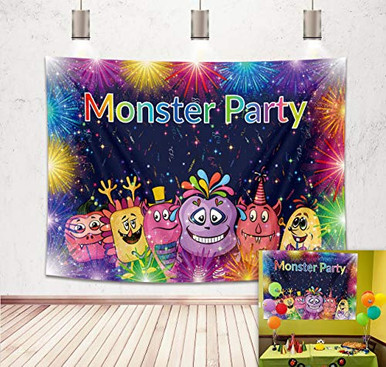 Cartoon Monsters University Backdrop Mike Wazowski Sulley Adventure ...