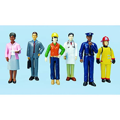 Excellerations 514 inch Block Play Career People Community Helpers ...