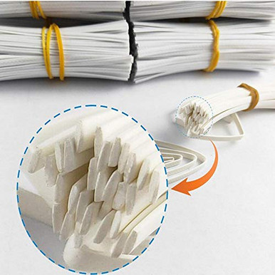DWSFADA Nose Bridge Strips 50pcs Adjustable Double Wire Flat Plastic ...