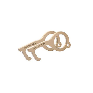Portable Brass Keychain Tool Edc Keychain No Touch Door Opener Tool ...
