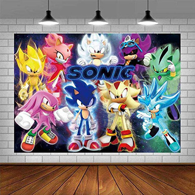 Sonic Hedgehog Backdrop Tall Building City Night View Background ...