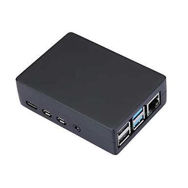 Raspberry Pi 4 Shell RPI 4 Aluminum Case RPI 4B Metal Box Black ...