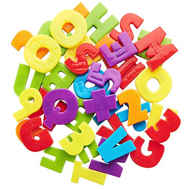 Spark Magnetic Letters & Numbers 120 Pieces Alphabet ABC & 123 Magnets ...