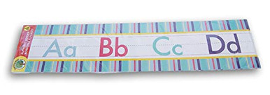 Teaching Tree Classroom Decor Alphabet Wall Border 7 Piece Stripes on ...